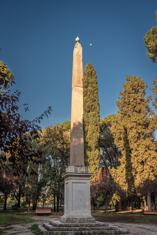 Egyptian Obelisks Around Rome Editorial Stock Photo - Image of ...