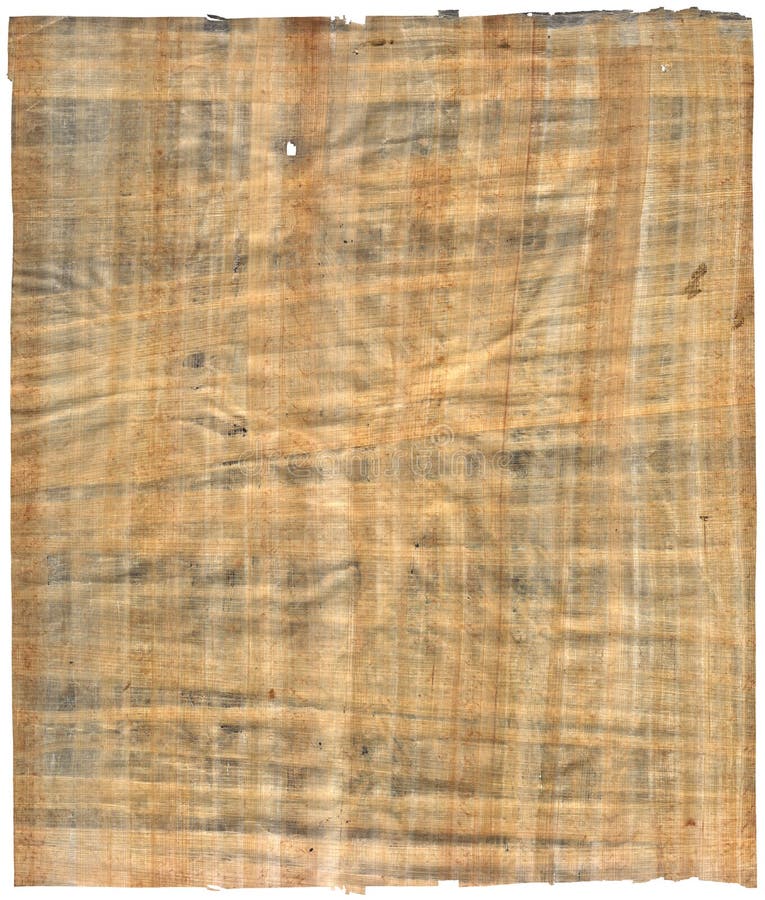 Egyptian Papyrus Paper stock image. Image of isolated - 33120999