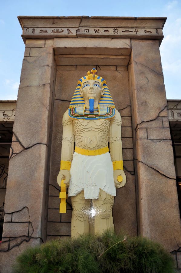 Egyptian Pharaoh Made with Lego Blocks Editorial Image - Image of ...