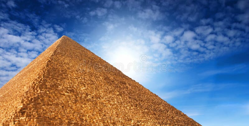 Egyptian pyramid stock photo. Image of antiquity, egypt - 2814568