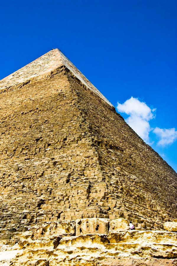 Egyptian Pyramid stock image. Image of blue, geometry - 3219505