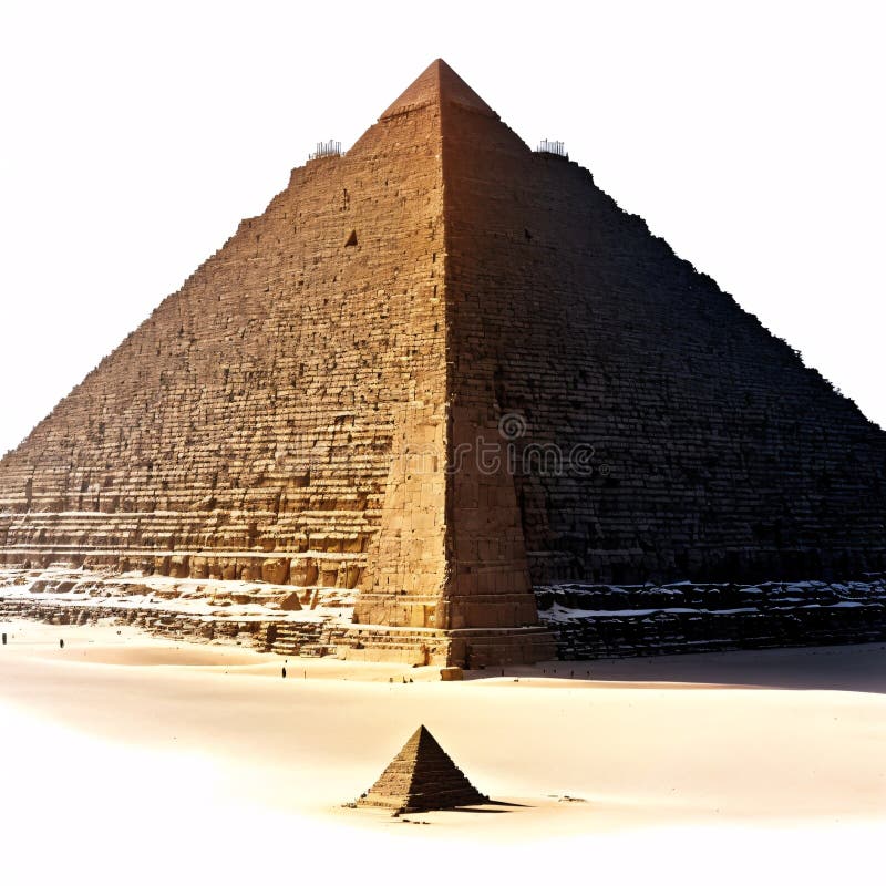 Ancient Egypt Civilization, Robotand Workers Building Pyramids ...