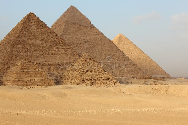 Three pyramid stock photo. Image of tourist, egypt, black - 2319004