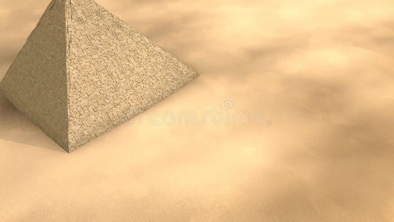 Egyptian Pyramids 3d Animation. Stock Footage - Video of animation ...
