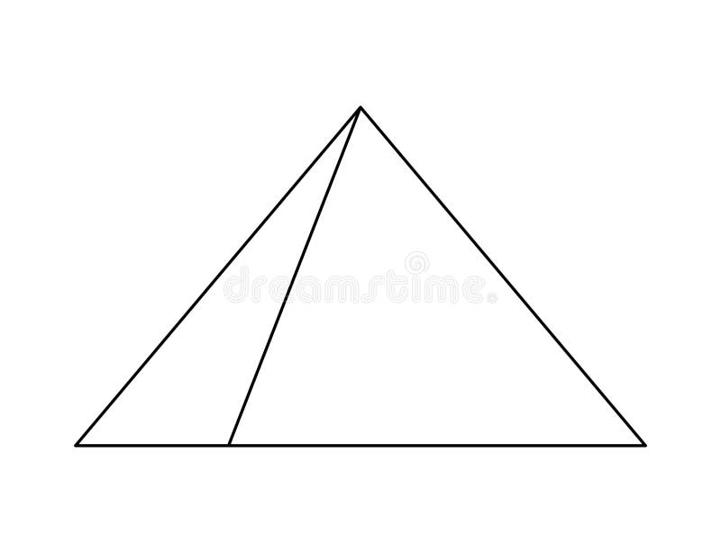 Egyptian Pyramids Vector Symbol Icon Design Stock Vector - Illustration ...