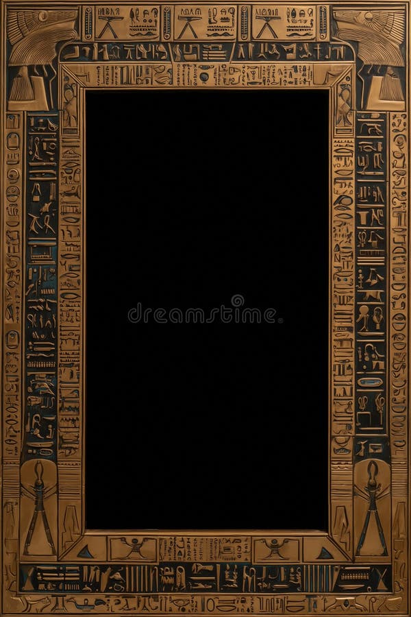 Isolated Rectangular Egyptian Frames Stock Illustrations – 5 Isolated ...