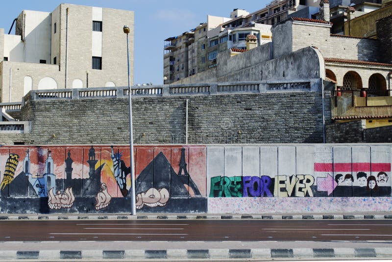 Revolution graffiti editorial photography. Image of morsi - 29542692