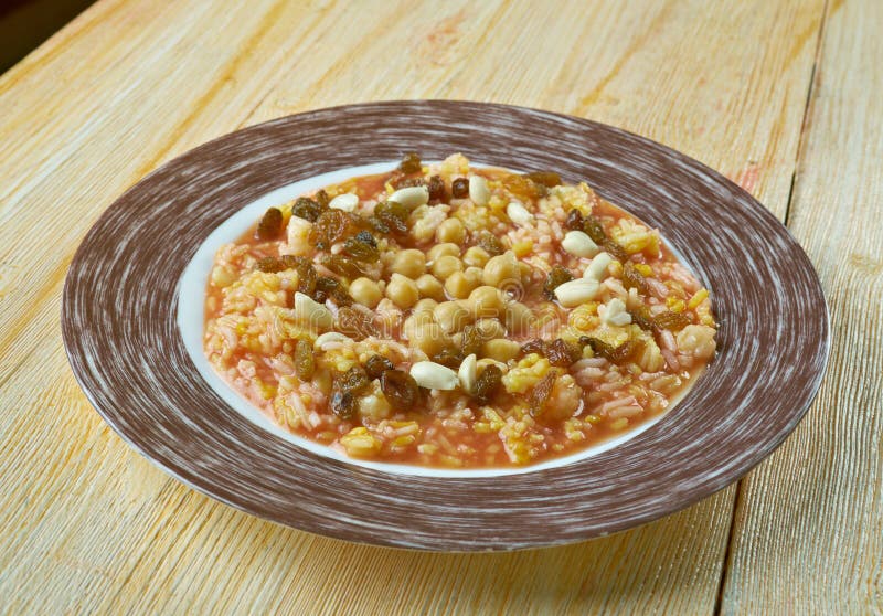 Egyptian rice dish stock image. Image of close, egyptian - 15380425