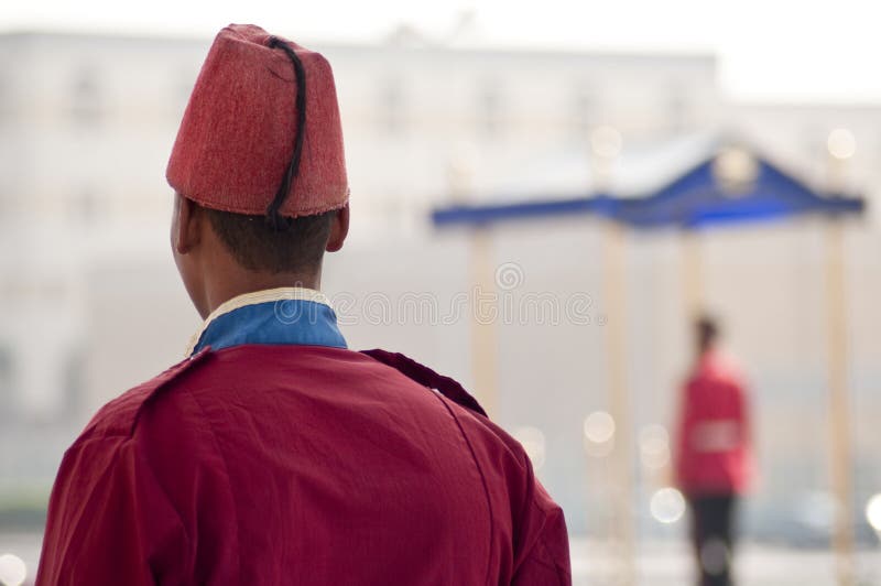 Soldier of Egyptian Republican Guard in Cairo Stadium Editorial Image ...