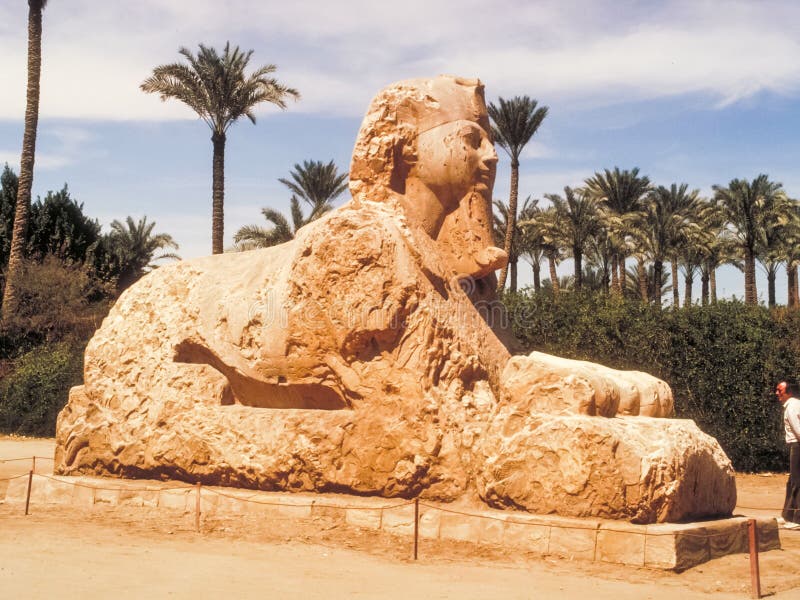 Egyptian Sphinx, Ancient Statue of Ancient Egypt Stock Image - Image of ...