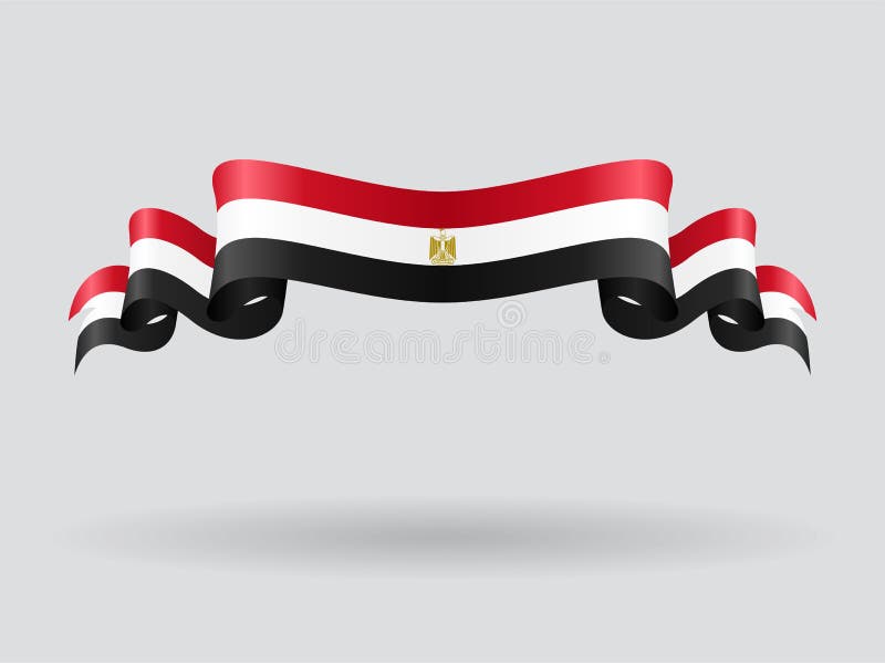 Egyptian Wavy Flag Background. Vector Illustration. Stock Vector ... Egyptian Wavy Flag Background. Vector Illustration. Stock Vector ...
