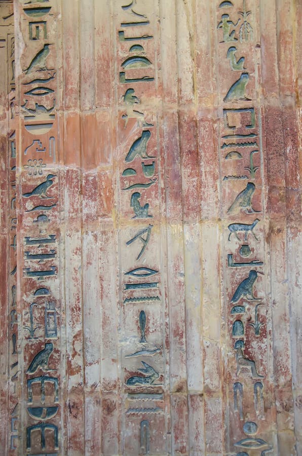 Egyptiska forntida tecken redaktionell foto. Bild av tecken - 11979245