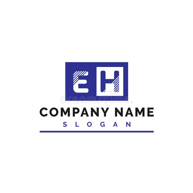 EH Logo Design. EH Letter Logo Vector Illustration - Vector Stock ...