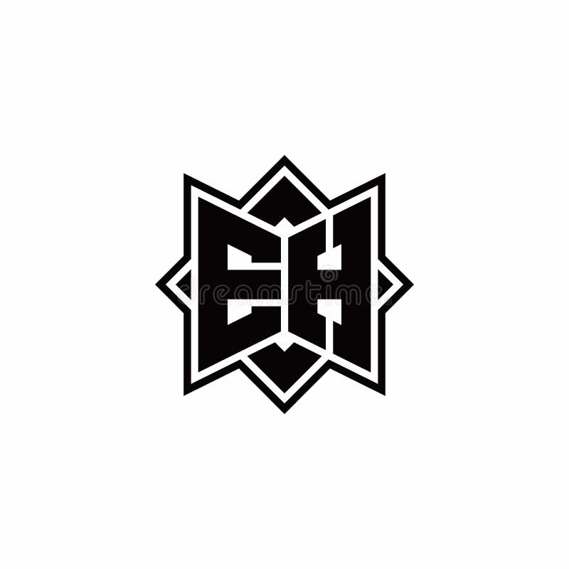Eh Letter In Square Logo Vector Template Stock Vector Illustration Of Identity Frame 158341895