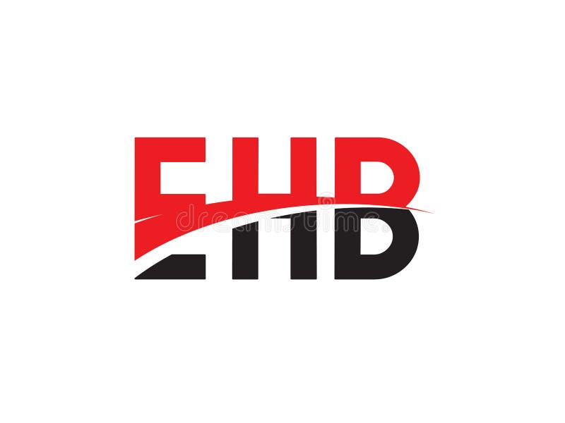 EHB Letter Initial Logo Design Vector Illustration Stock Vector ...