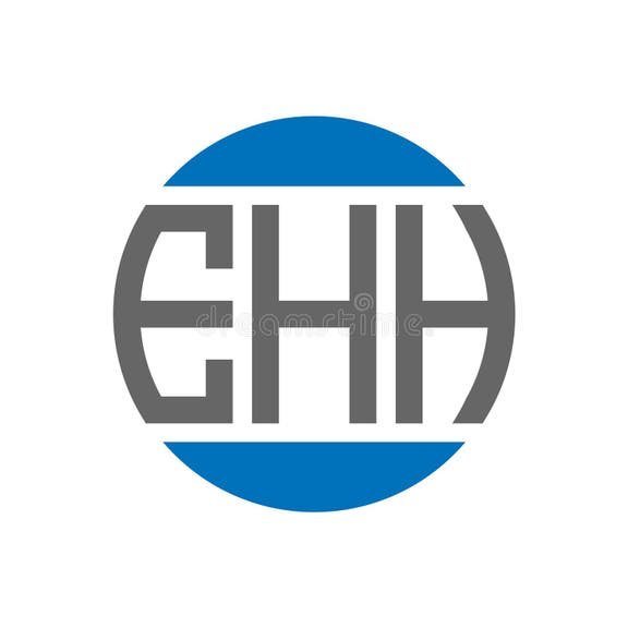 EHH Letter Logo Design on White Background. EHH Creative Initials ...
