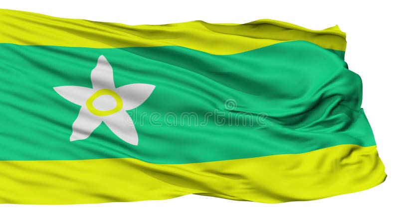 Ehime Prefecture Isolated Waving Flag Stock Footage - Video of endless ...