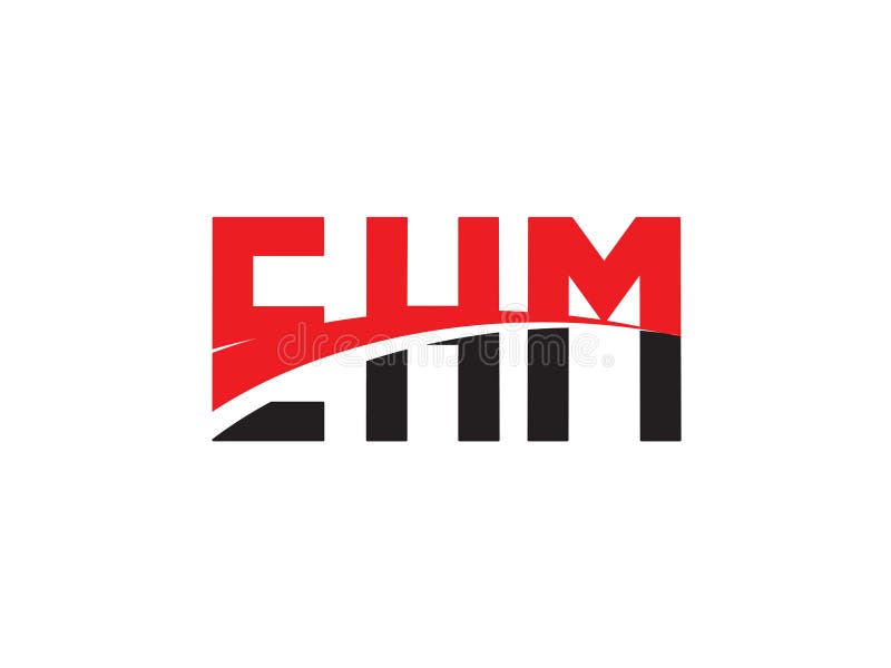 EHM Letter Initial Logo Design Vector Illustration Stock Vector ...