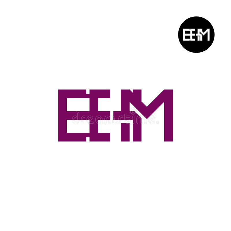 Ehm Monogram Stock Illustrations – 14 Ehm Monogram Stock Illustrations ...