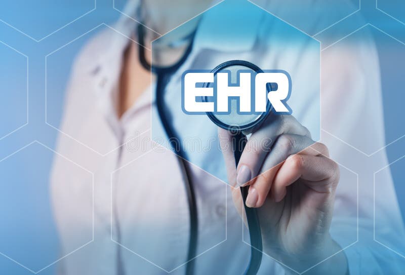 EHR, EMR, Electronic Health Record. Medical and Technology Concept ...