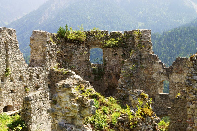 Ehrenberg Castle Ruins stock image. Image of forest, ghost - 58311825