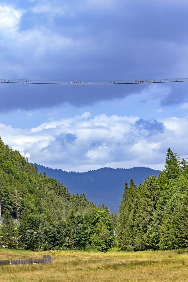 Ehrenberg Suspension Bridge in Tyrol, Austria Stock Photo - Image of ...