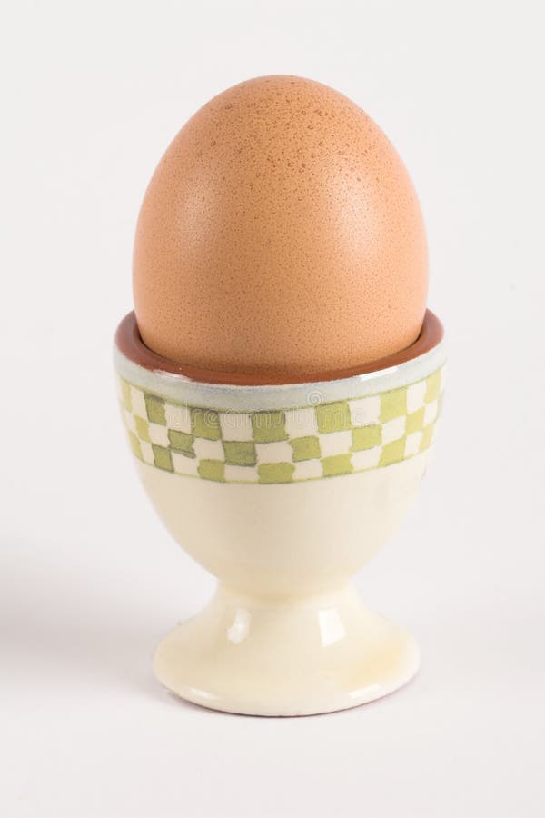 Ei im Eierbecher stockbild. Bild von gesundheit, zwei, gekocht - 519131