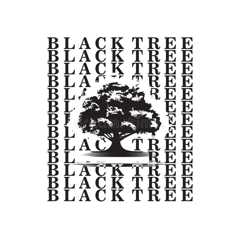 Eichenbaum Silhouette Logo-Symbol Abbildung Vektor Abbildung ...