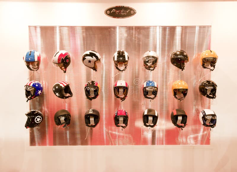 EICMA 2010 - Helmets for Project for Safety Editorial Image - Image of ...
