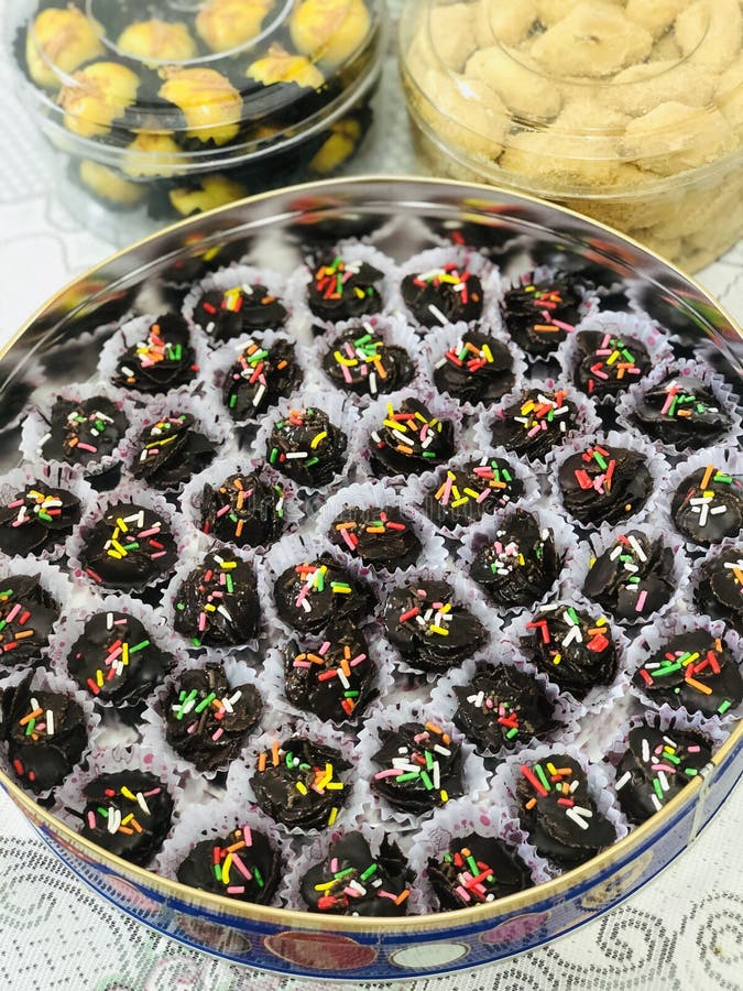 Eid cake cornflake stock photo. Image of cornflake, melted - 266461602