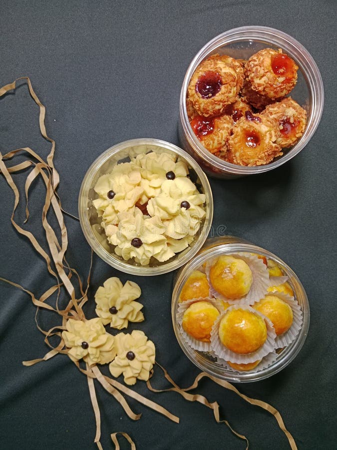 Eid Mubarak Cookies in a Plastic Jar Stock Image - Image of plastic ...