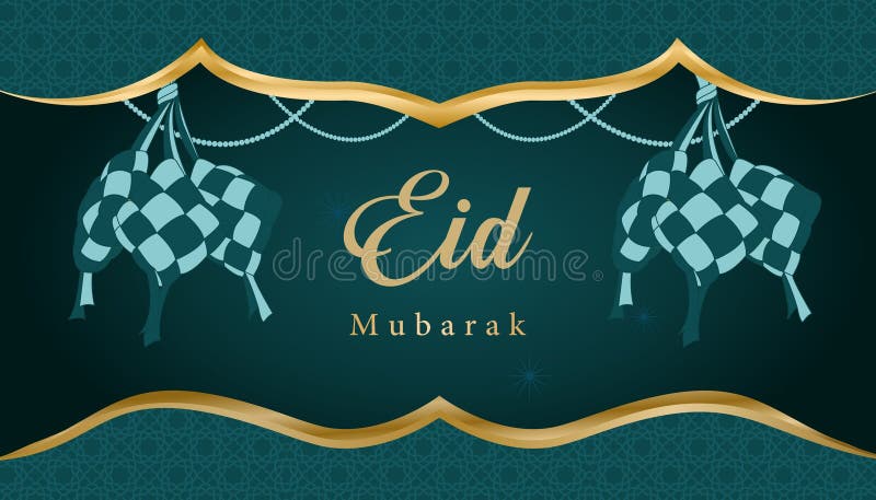 Eid Theme Islamic Background Stock Illustration - Illustration of ...