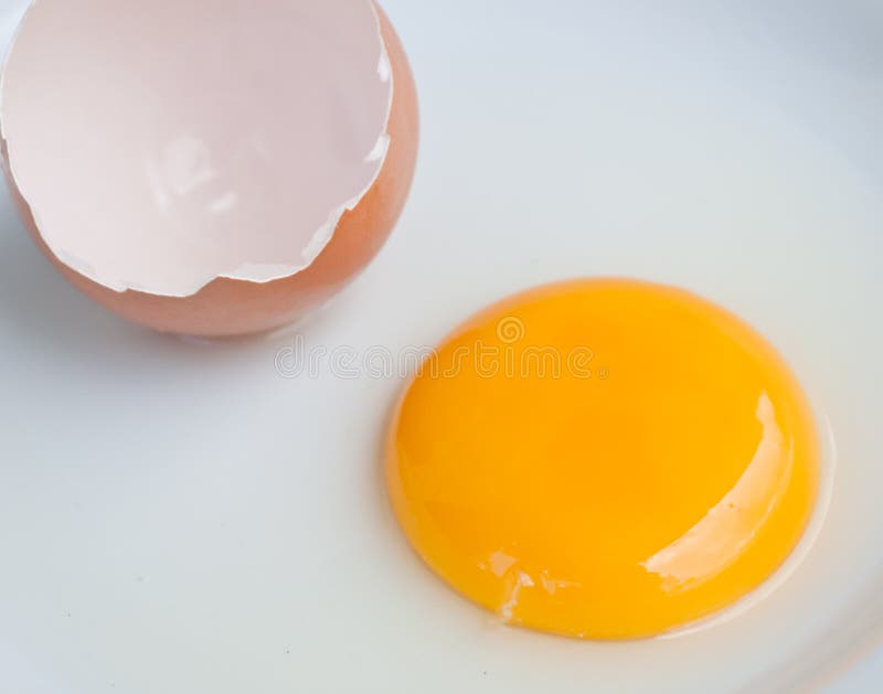 Eidotter. stockbild. Bild von nave, protein, huhn, nahaufnahme - 25699625
