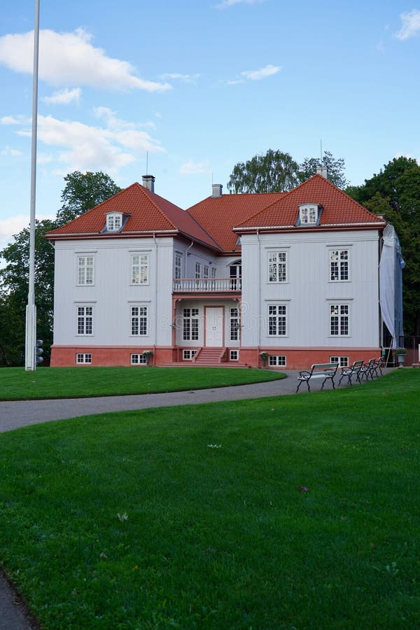 Eidsvold Building at the Old Eidsvold Iron Works Surrounded by Green ...