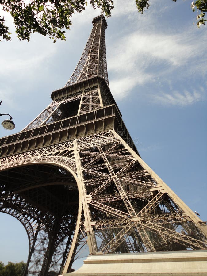 Eiffel Tower bottom view stock image. Image of trip - 100470753 Eiffel Tower bottom view stock image. Image of trip - 100470753