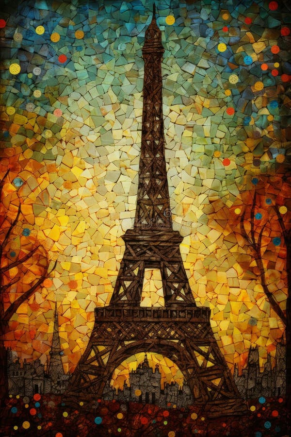 Eiffel Tower Eiffel Tower City Generative AI Stock Illustration ... Eiffel Tower Eiffel Tower City Generative AI Stock Illustration ...