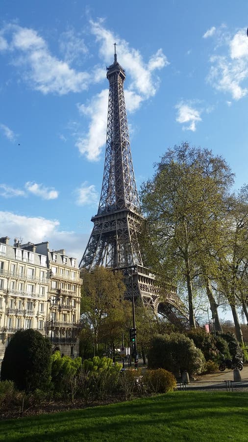 Eiffel Tower Day Light Paris France Stock Image - Image of paris ...