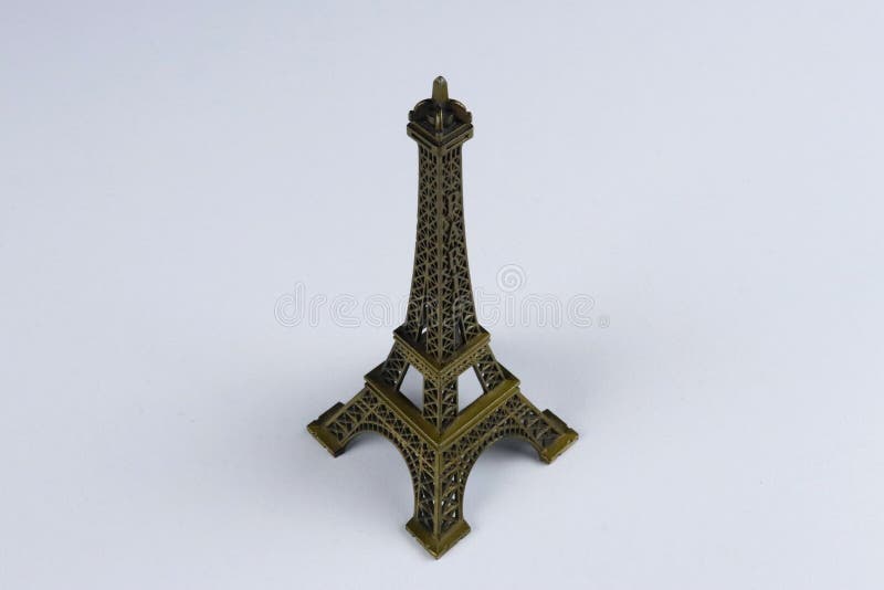 Eiffel Tower Figure, Metal Eiffel Tower Model Stock Image - Image of ...