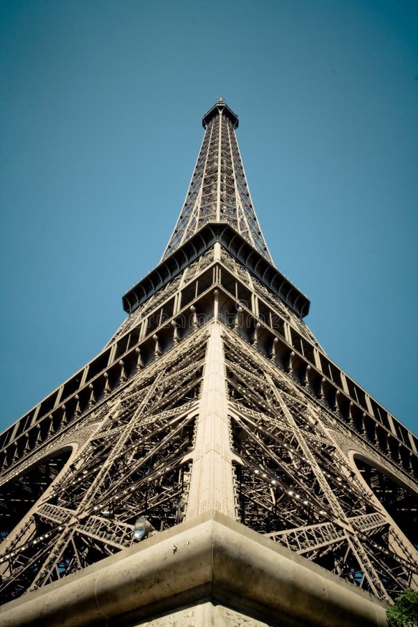 Eiffel Tower from the Ground Stock Photo - Image of spring, france: 7005154