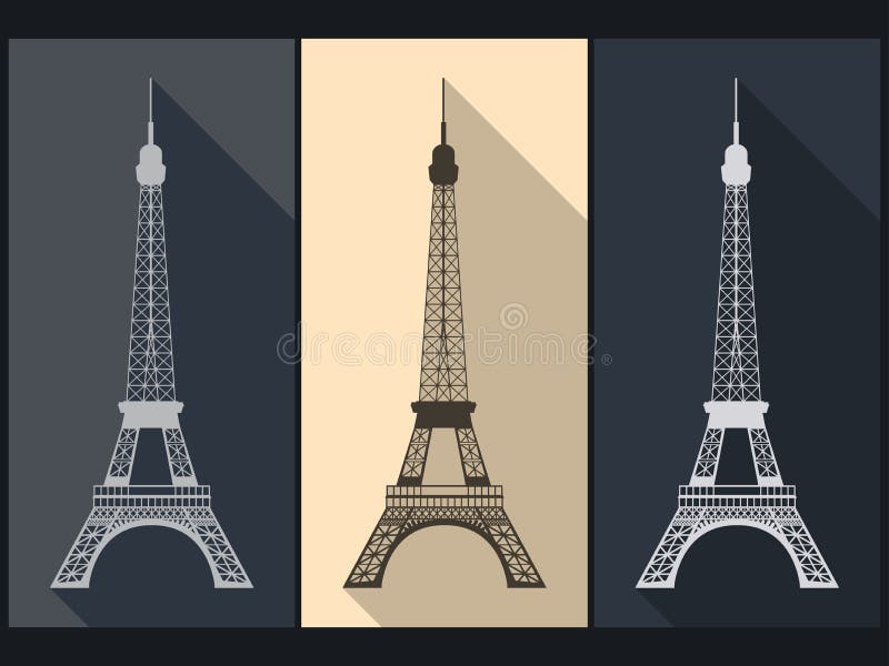 Eiffel Tower. Isolated Object. Paris. Vector. Stock Vector ...