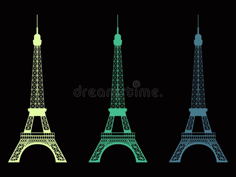 Eiffel Tower. Isolated Object. Paris. Vector. Stock Vector ...