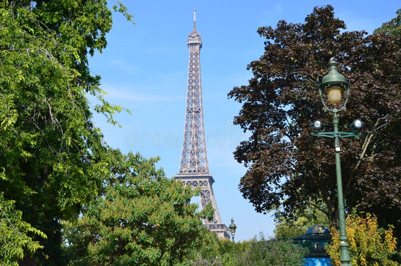 Eiffel Tower - the Most Famous Symbol of Paris Stock Image - Image of ...