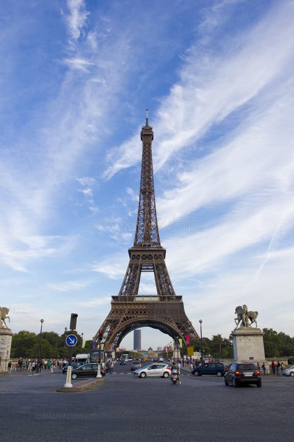 Eiffel Tower in Paris stock photo. Image of holiday, french - 15925012