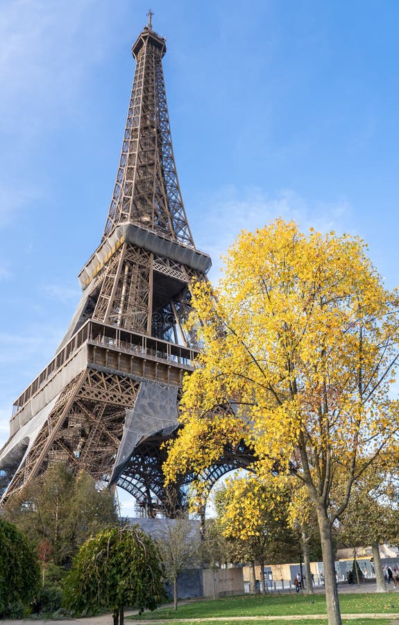 Eiffel Tower in Paris stock image. Image of europe, fall - 272926207