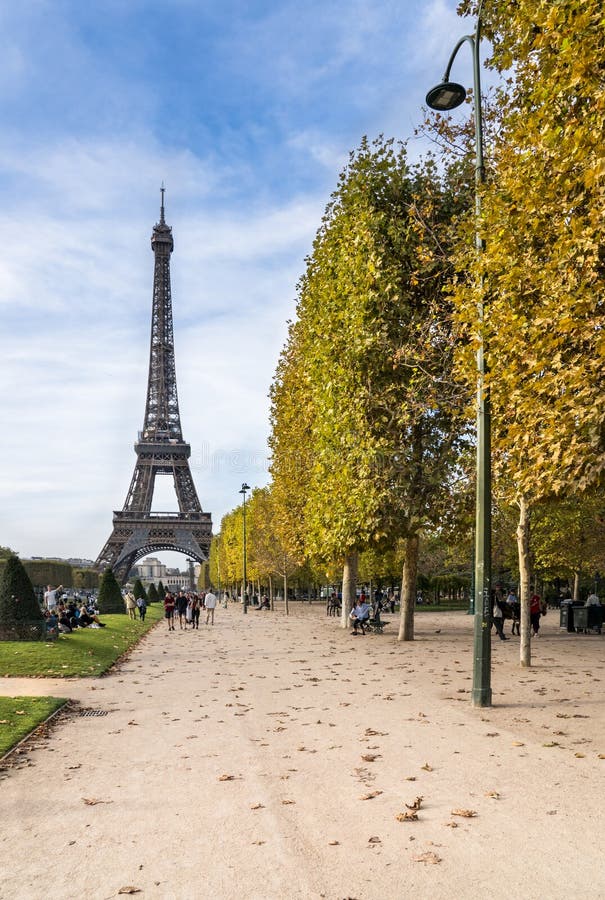 Eiffel Tower in Paris stock image. Image of fall, monument - 275397591