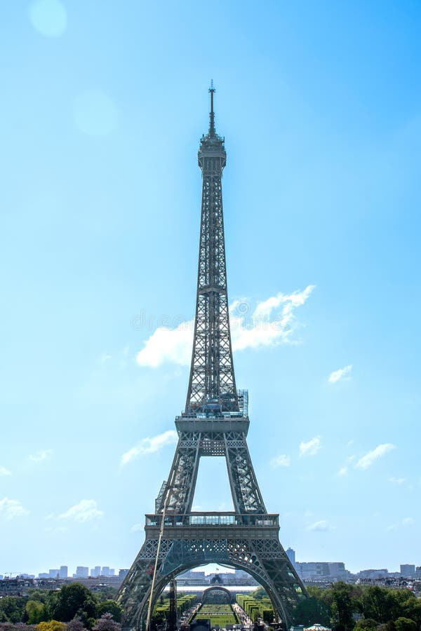 The Eiffel Tower of Paris stock photo. Image of famous - 282130786