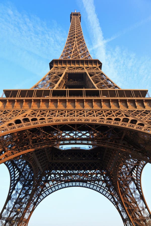 Eiffel Tower with Wide Angle View HD Pict Stock Image - Image of ...