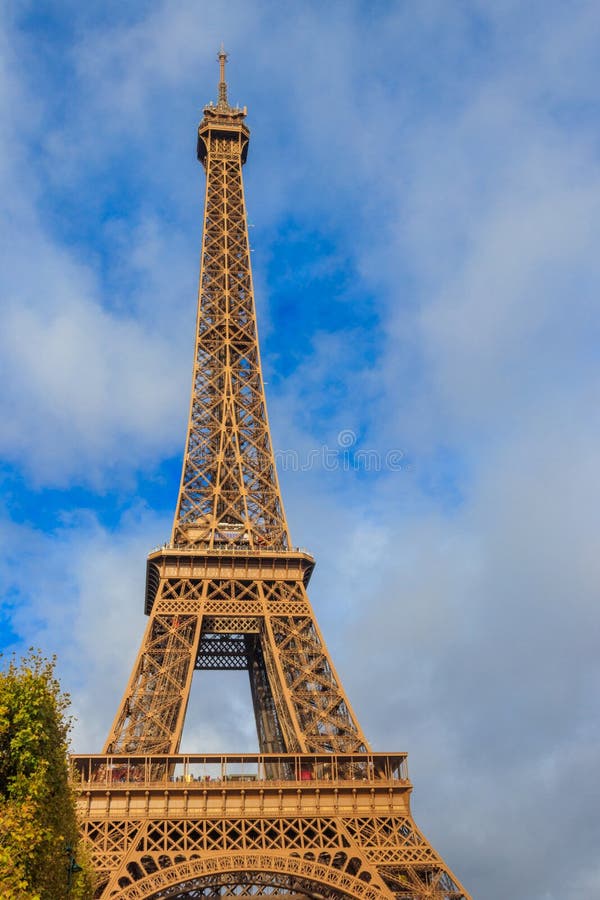 Eiffel Tower in Paris, France Stock Photo - Image of city, cloud: 344173342