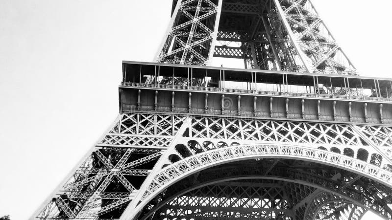 The Eiffel Tower in Paris, France. Lattice, Wrought. Stock Photo ... The Eiffel Tower in Paris, France. Lattice, Wrought. Stock Photo ...