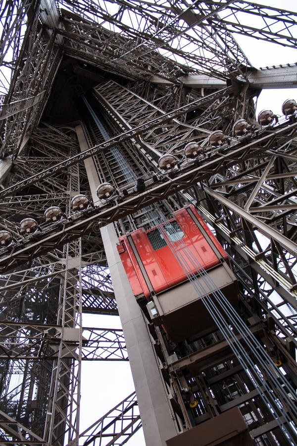Eiffel Tower Light Performance Show at Night, Paris, France. Aerial ...